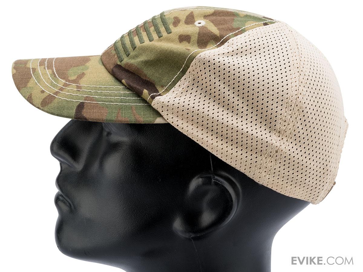 Rothco Mesh Back Tactical Cap w/ Embroidered Flag (Color: Multicam ...