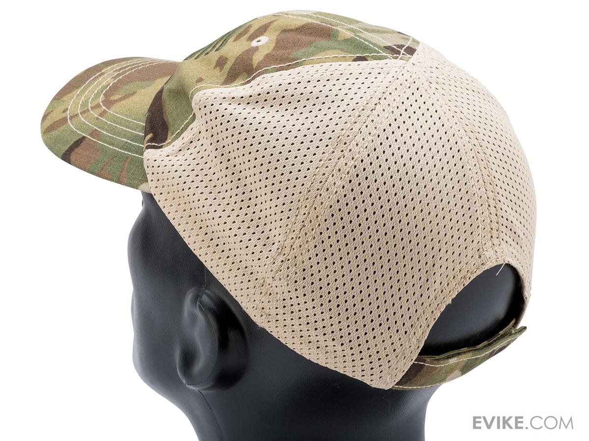 Rothco Mesh Back Tactical Cap w/ Embroidered Flag (Color: Multicam ...