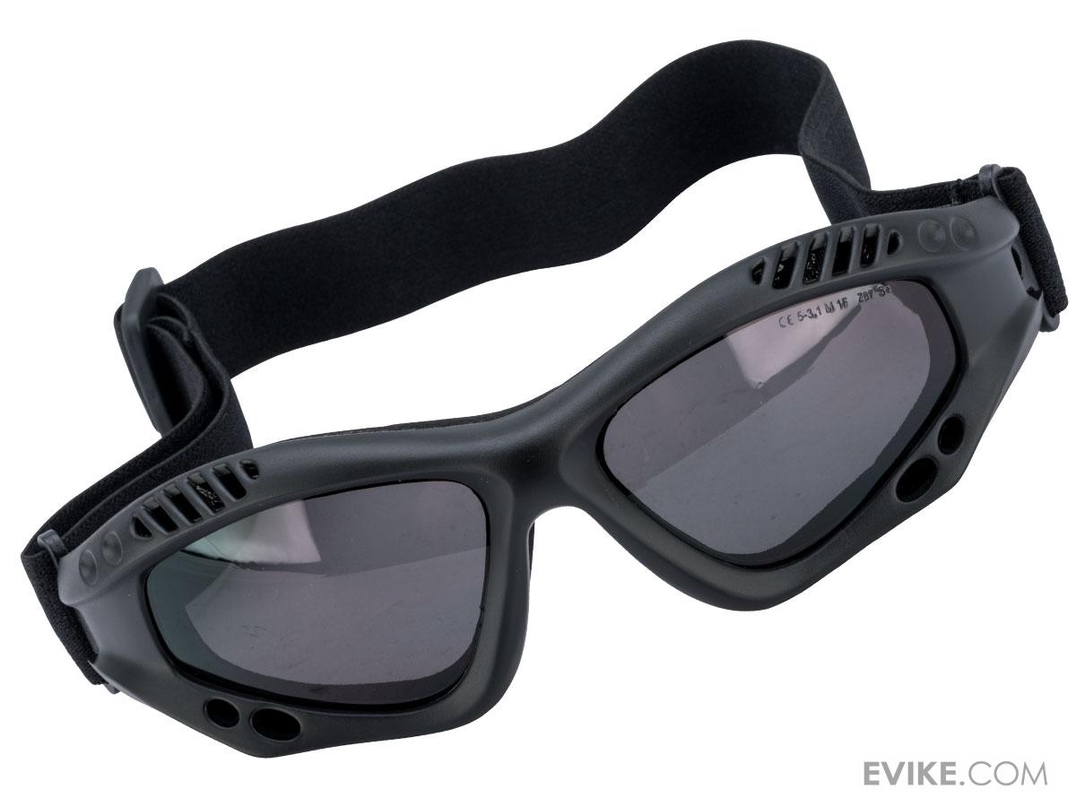 Rothco VenTec ANSI Rated Safety Goggles (Color: Black / Smoke ...