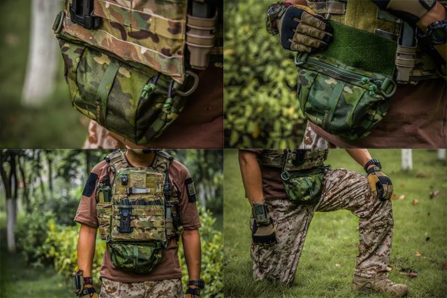 Rasputin Hook and Loop ADDON Plate Carrier Fanny Pack - Multicam Tropic ...