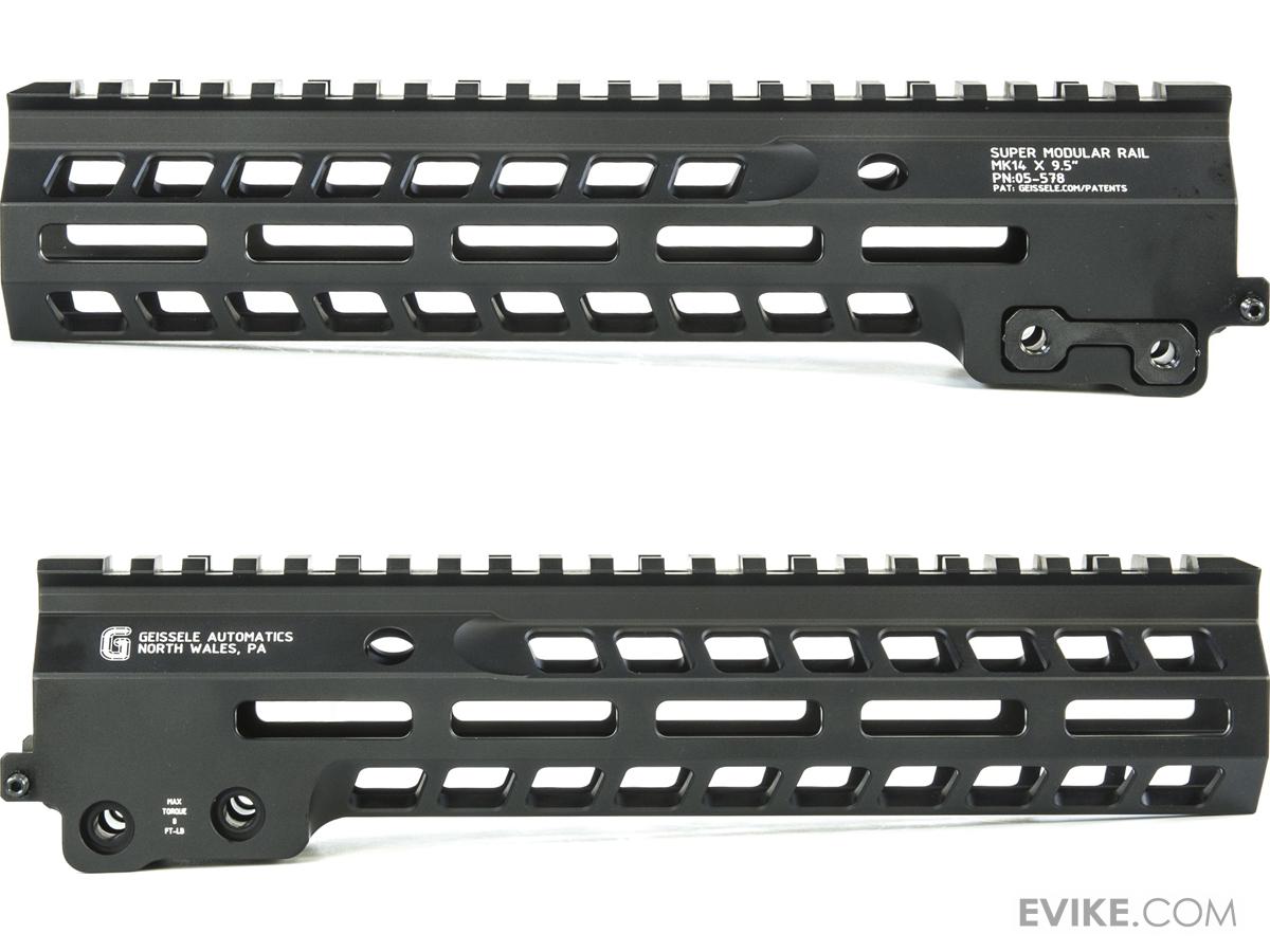 Geissele Super Modular Rail MK14 M-LOK Handguard (Color: Black / 9.3 ...