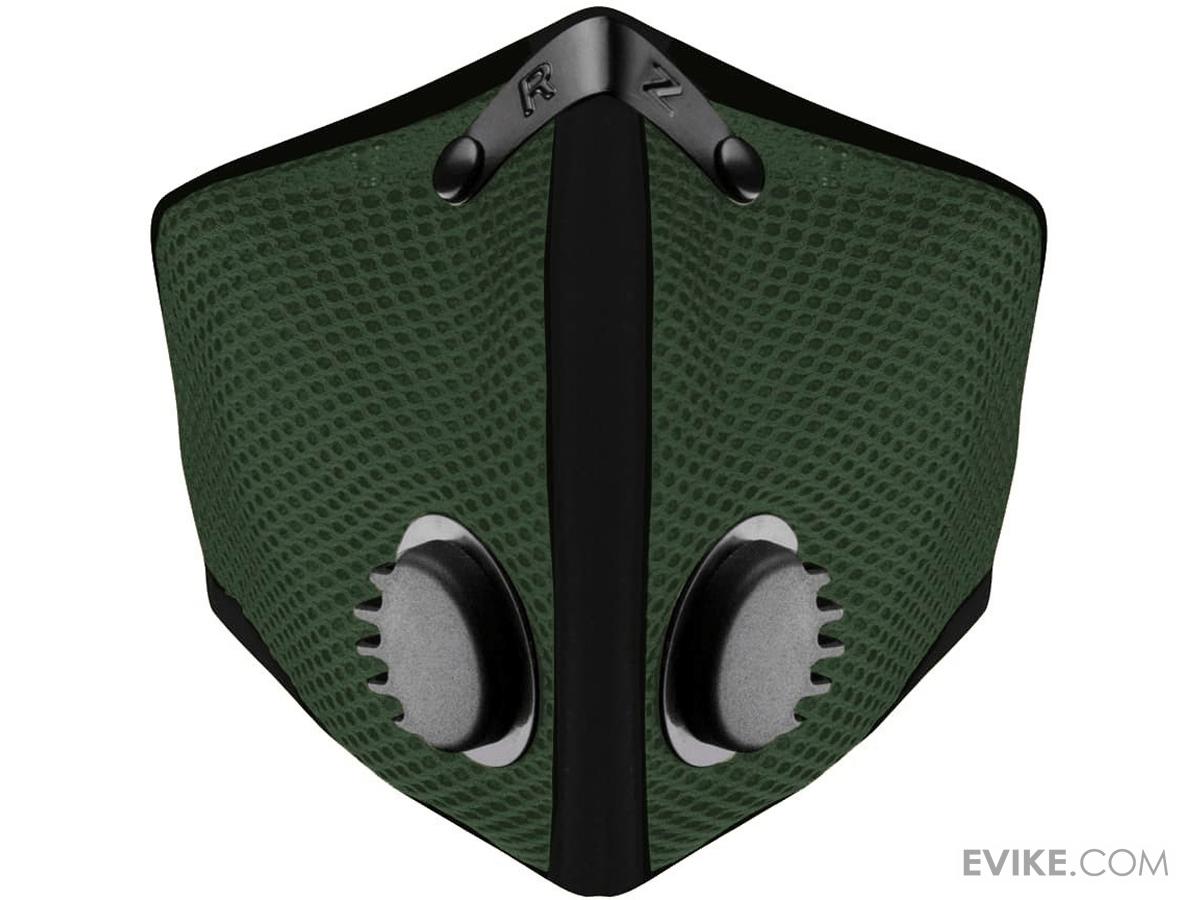 RZ Mask M2 Mesh Reusable Dust/Pollution Masks (Color: Forest Green ...