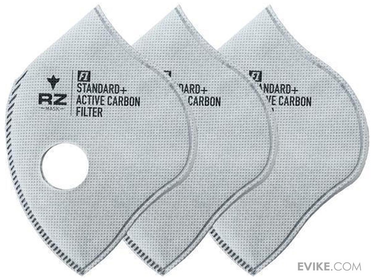 RZ Mask Standard Activated Charcoal Filters (Size: Large), Tactical ...