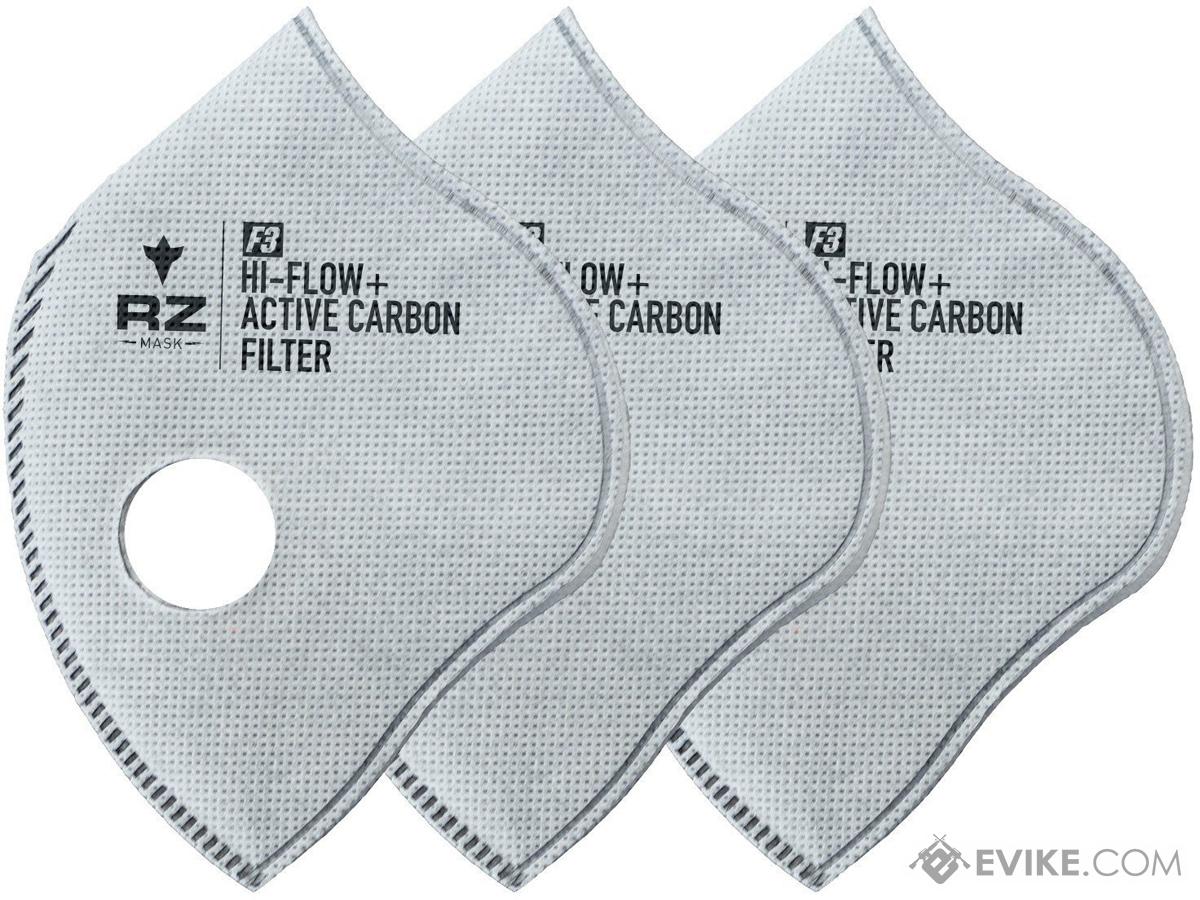RZ Mask High-Flo Activated Charcoal Filters (Size: Large), Tactical ...