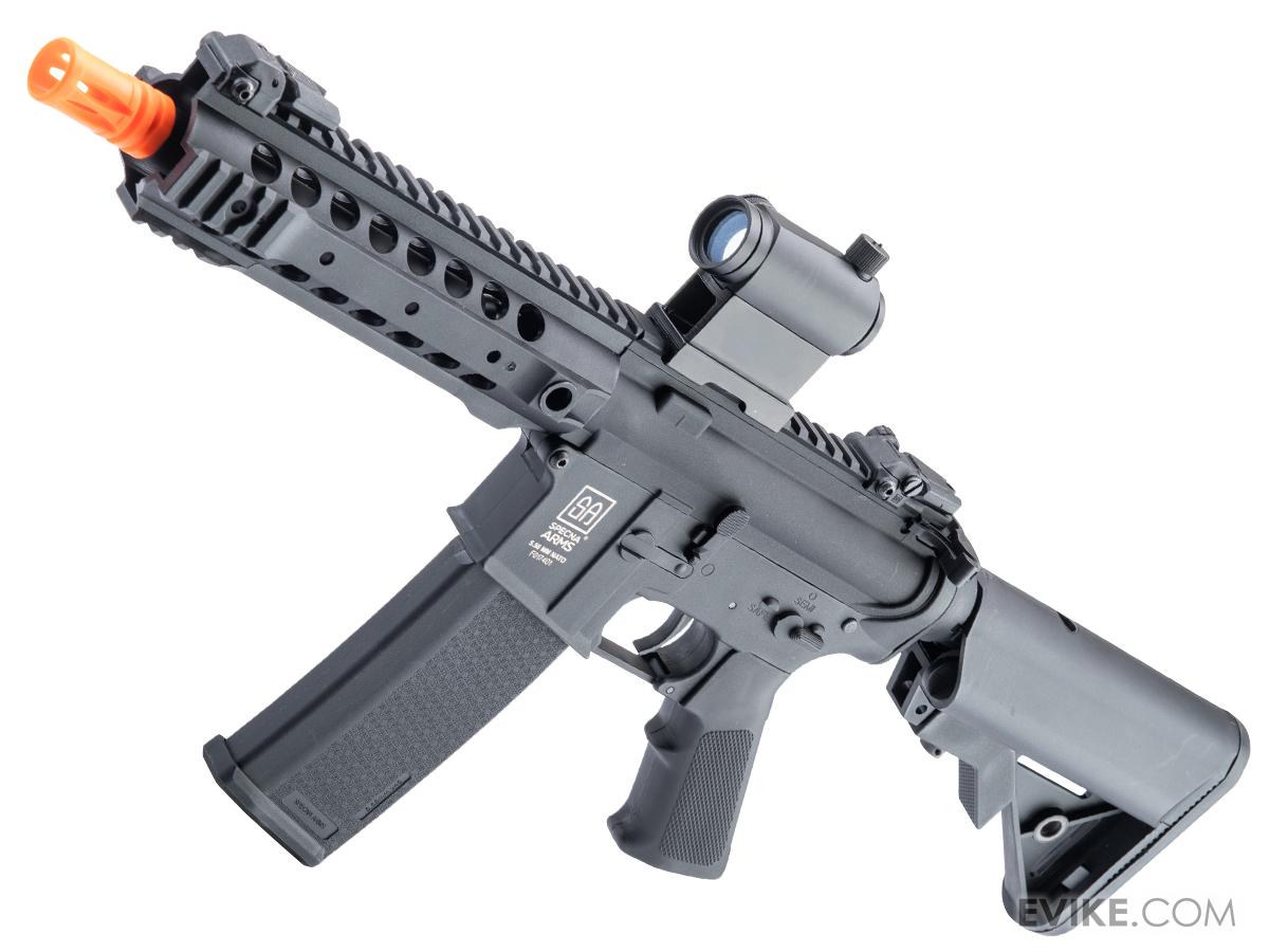 Specna Arms FLEX Series M4 Airsoft AEG Rifle with GATE X-ASR (Model: 8" URX / Black), Airsoft ...