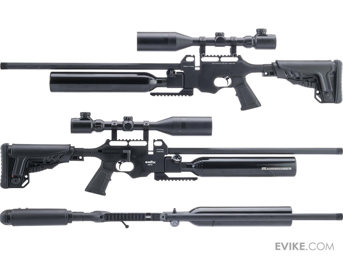 Salix Arms X970 Multi-Caliber PCP Air Rifle w/ Synthetic Stock, MORE ...