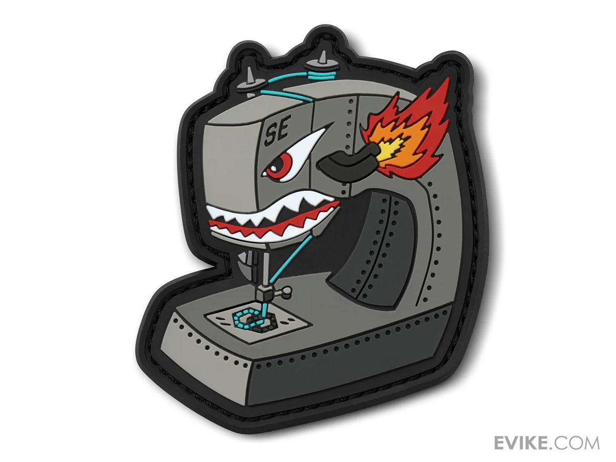 Savior Equipment "Angry Sewing Machine" PVC Morale Patch, Tactical Gear ...