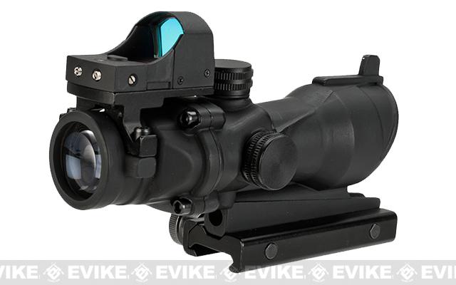 Matrix Bravo OP Style 4x32 Magnified Scope w/ Red Dot Reflex Sight For ...