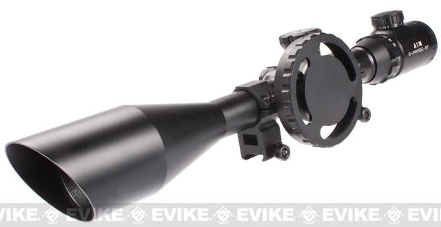 z AIM Sports 6-24x56 Dual Illuminated Rifle Scope with Removable Side ...