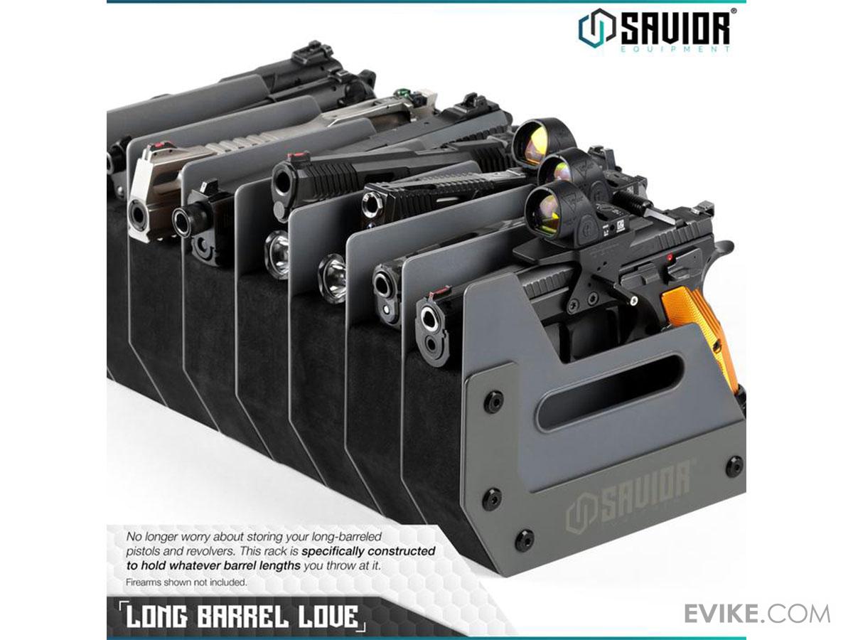Savior Equipment Pistol Storage Gun Rack (Model: 8 Slot / SW Gray ...