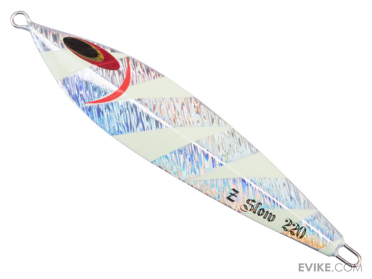 Sea Falcon "Z Slow" Deep Sea Fishing Jig (Model: Lightning Glowing Silver / 220g), MORE, Fishing ...