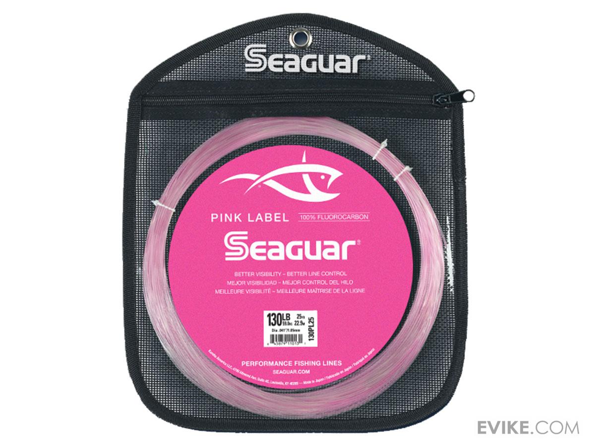 Seaguar Pink Label Big Game 100% Fluorocarbon Leader Material (Test ...