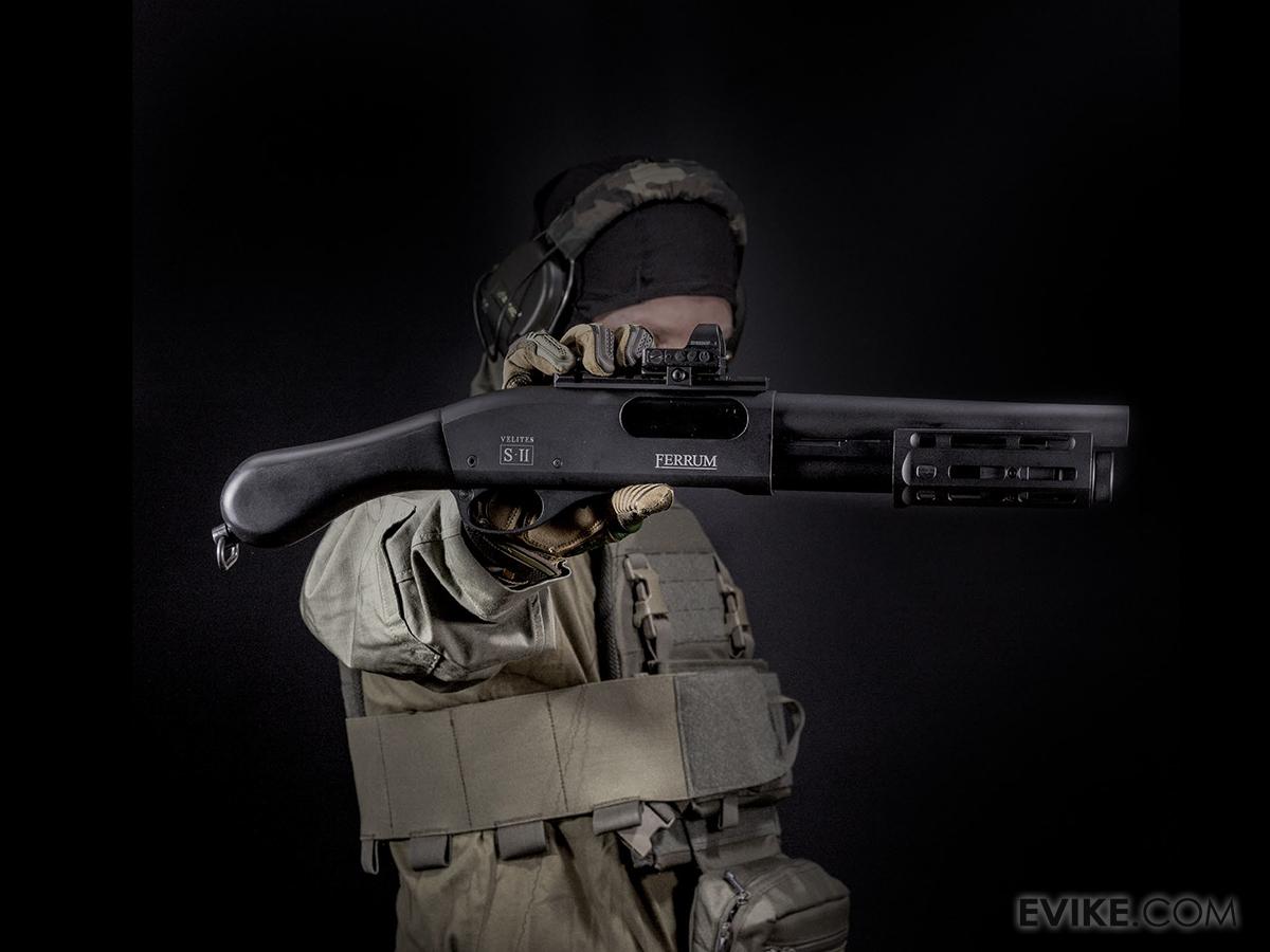 Secutor Arms Velites Ferrum Spring Powered Airsoft Tri-Shot Shotgun ...