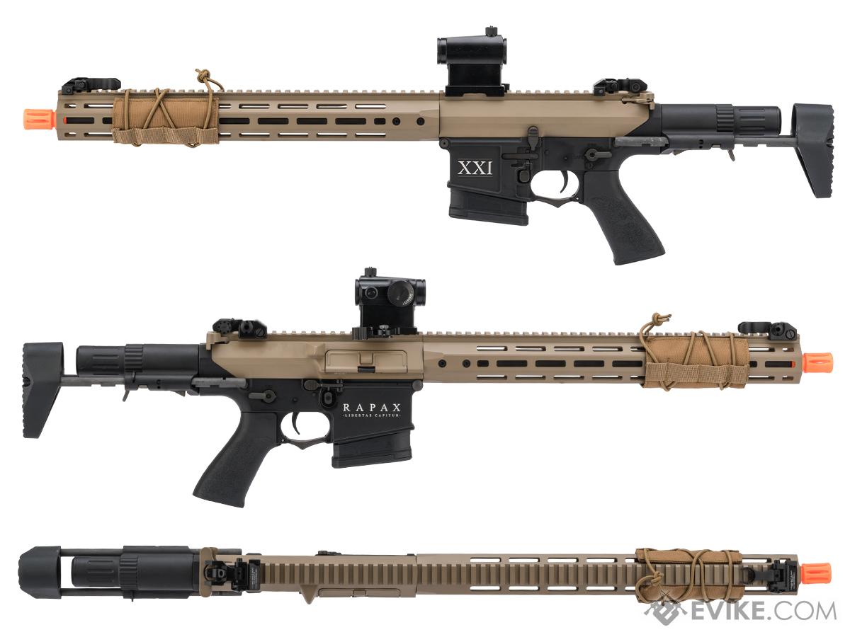 Secutor Arms RAPAX XXI Airsoft AEG DMR (Model: M2 / Tan & Black ...
