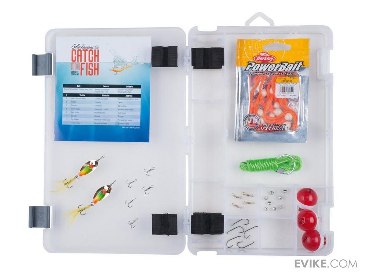 Shakespeare Catch More Fish™ Trout Kit w/ Tackle, MORE, Fishing, Box ...