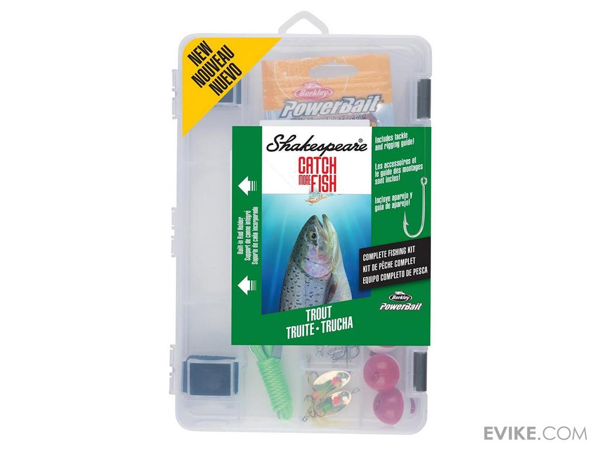 Shakespeare Catch More Fish™ Trout Kit w/ Tackle, MORE, Fishing, Box ...
