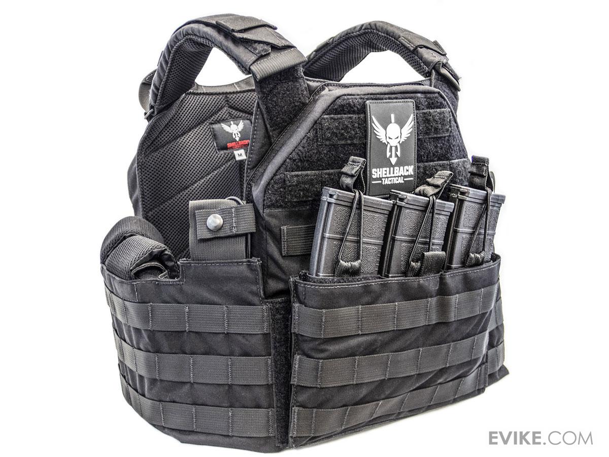 Shellback Tactical SF Plate Carrier (Color: Black / Large), Tactical ...