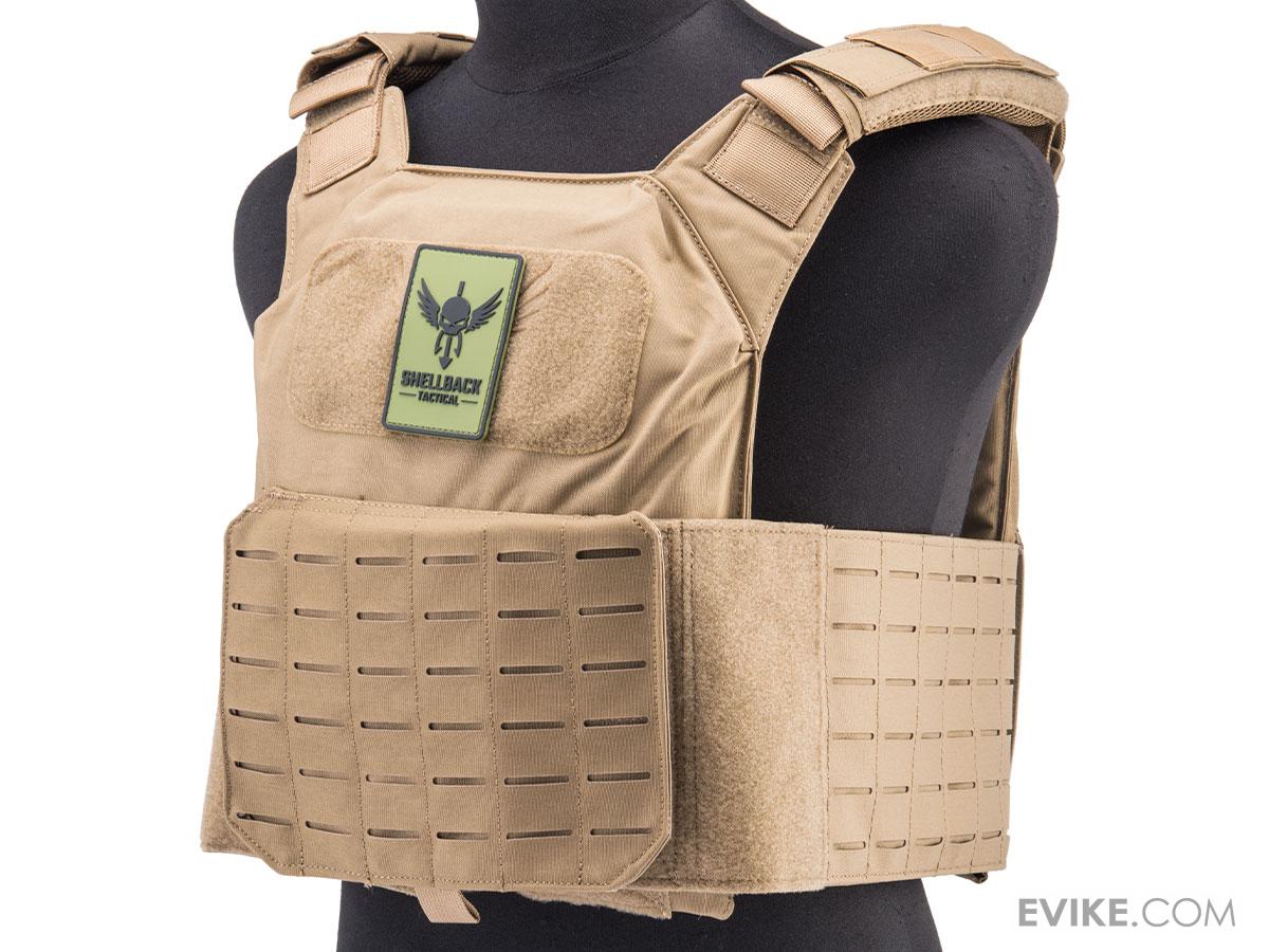 Shellback Tactical Shield Plate Carrier (Color: Coyote), Tactical Gear ...