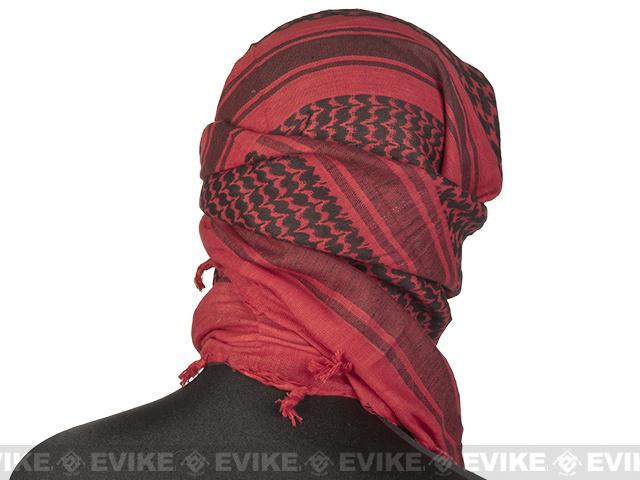 Matrix Woven Coalition Desert Shemagh / Scarves (Color: Red / Black ...