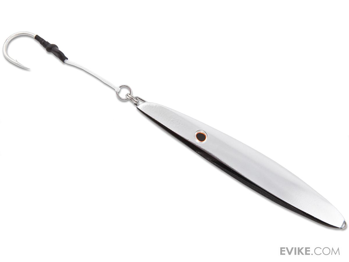 Shimano Butterfly Flat Side Jig (Color: Black Silver / 224g / #7/0 Hook ...