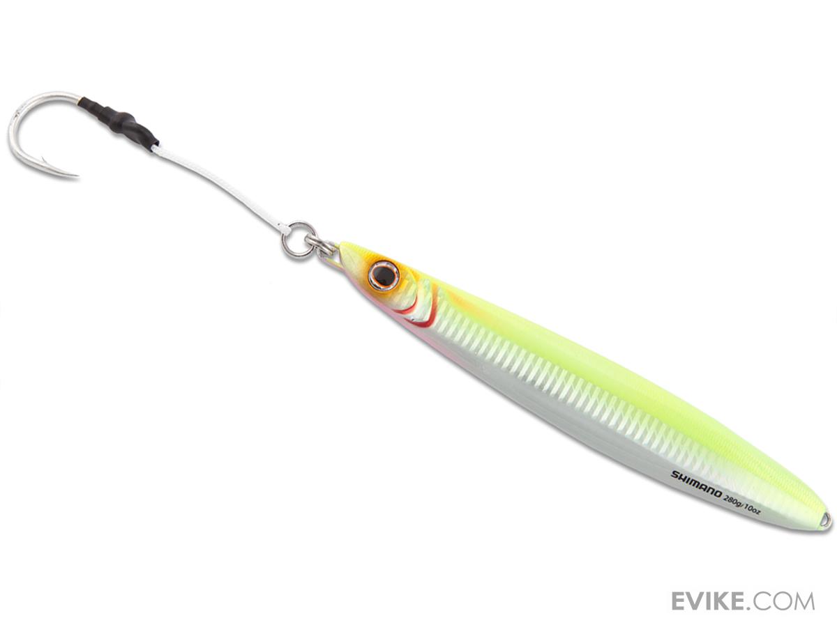 Shimano Butterfly Flat Side Jig (Color: Chart Silver / 224g / #7/0 Hook ...