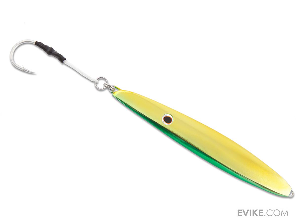 Shimano Butterfly Flat Side Jig (Color: Green Silver / 112g / #5/0 Hook ...