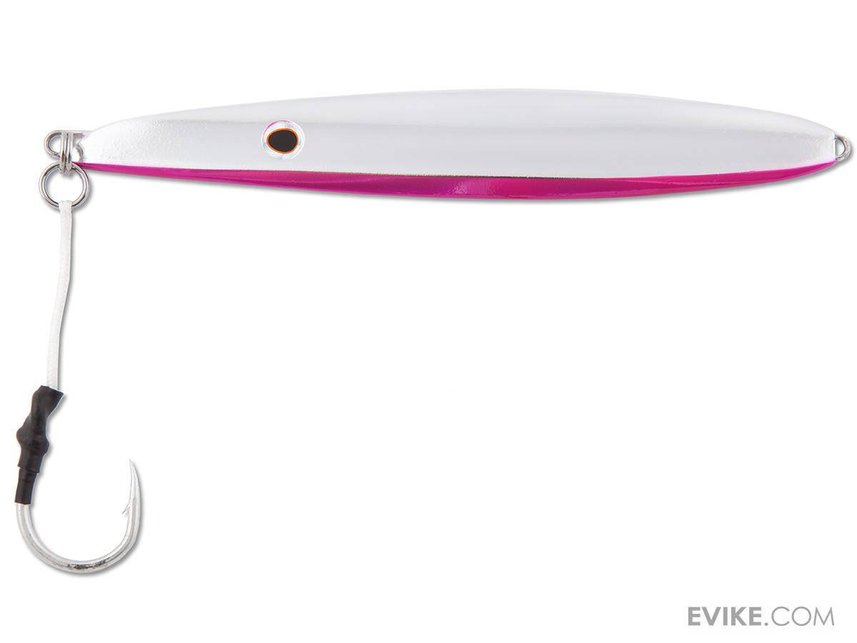 Shimano Butterfly Flat Side Jig (Color: Pink Silver / 280g / #9/0 Hook ...