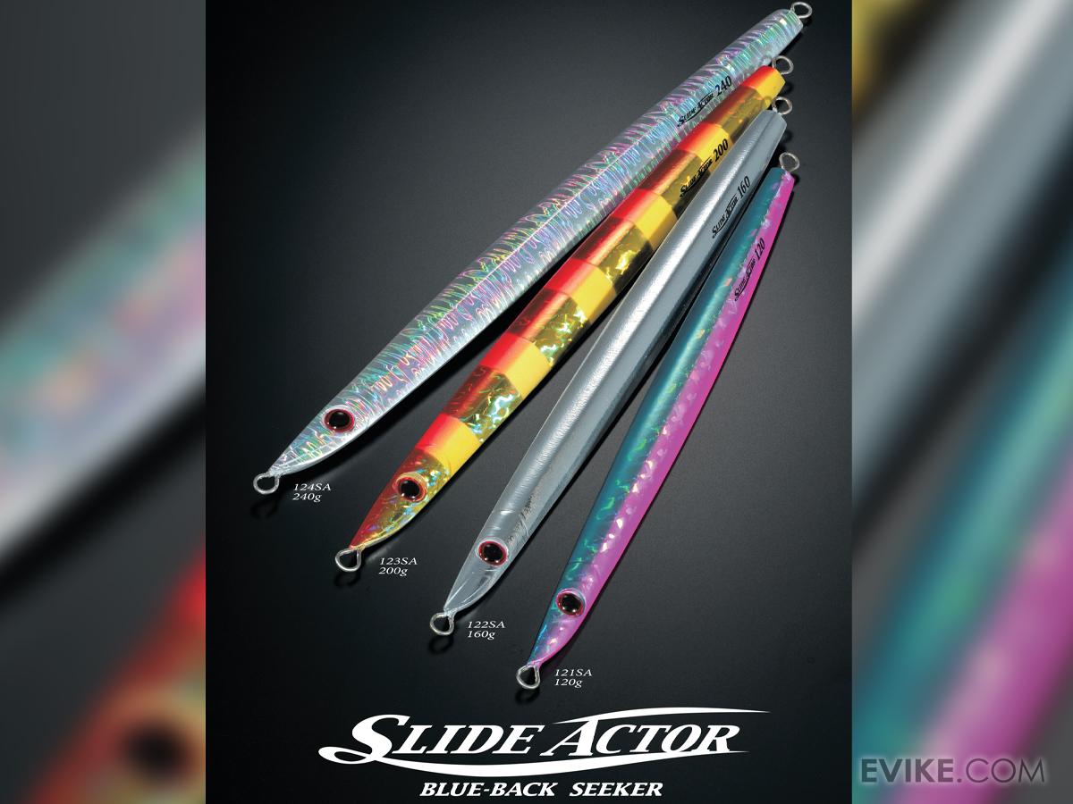 Shout! Fisherman's Tackle "Slide Actor" Fishing Jig (Color: Zebra Glow ...
