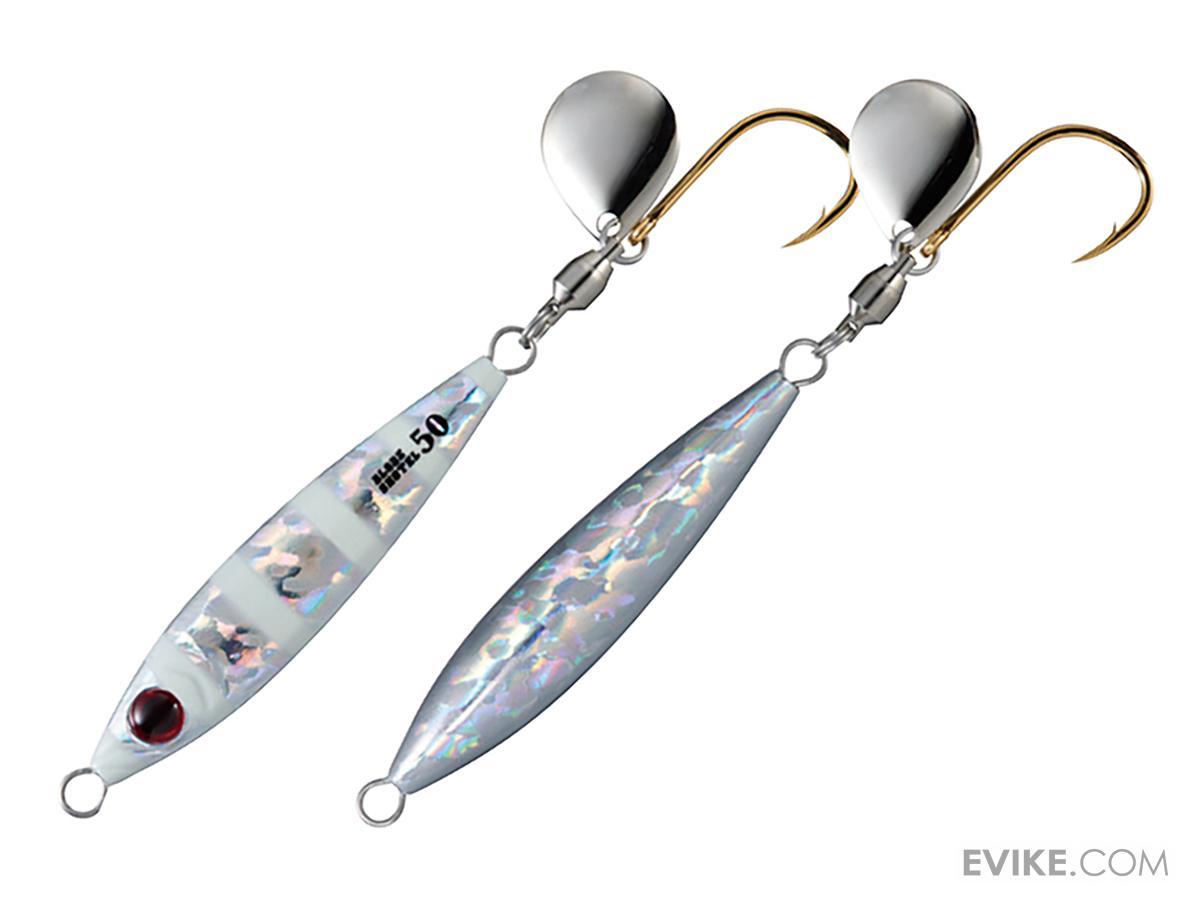 Shout! Fishing Tackle "Blade Short" Fishing Jig (Color: Zebra Glow ...