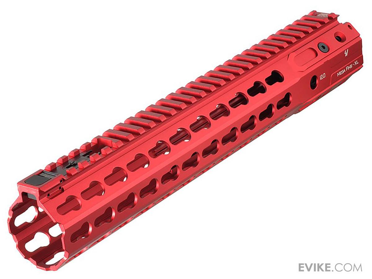 Strike Industries Mega Fins XL Handguard w/ KeyMod (Size: 12" / Red ...
