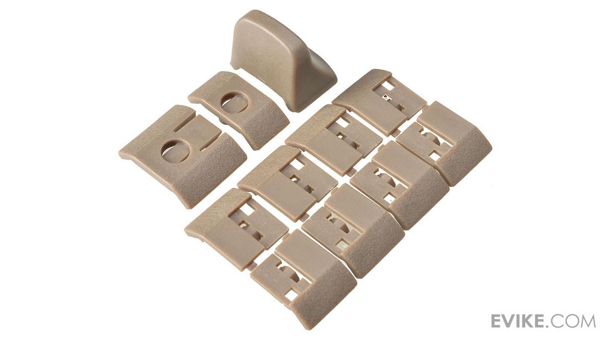 Strike Industries Keymod Rail Cover with Handstop (Color: Coyote Brown ...