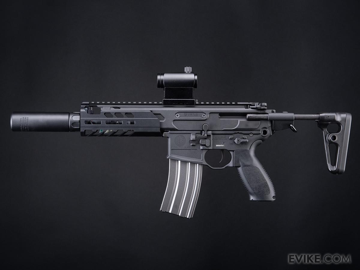 Evike.com Custom SIG SAUER ProForce MCX VIRTUS AEG w/ Guardian Mock Suppressor & Short Barrel ...