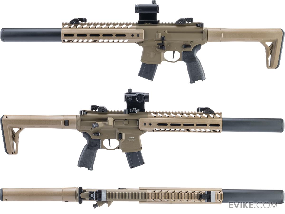 SIG Sauer MCX Gen 2 CO2 Powered .177 Cal Air Rifle (Color: Dark Earth ...