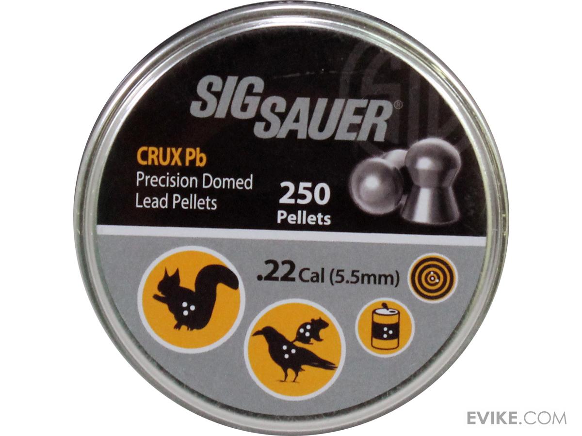 SIG Sauer Crux Pb Precision Domed .22 Caliber 14.66gr Lead Pellets (Qty ...