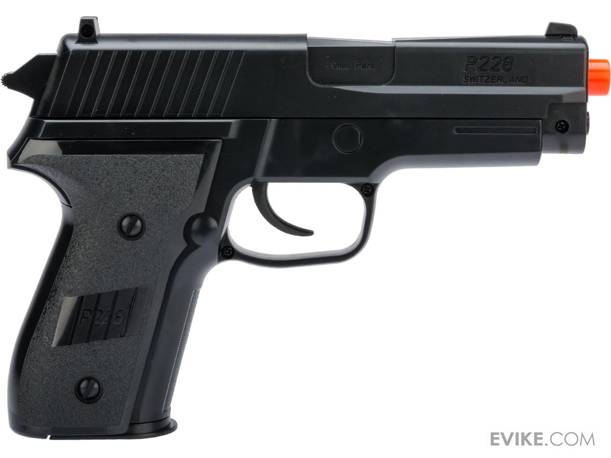 SIG Sauer Licensed P228 Spring Powered Airsoft Pistol, Airsoft Guns, Air Spring Pistols - Evike ...