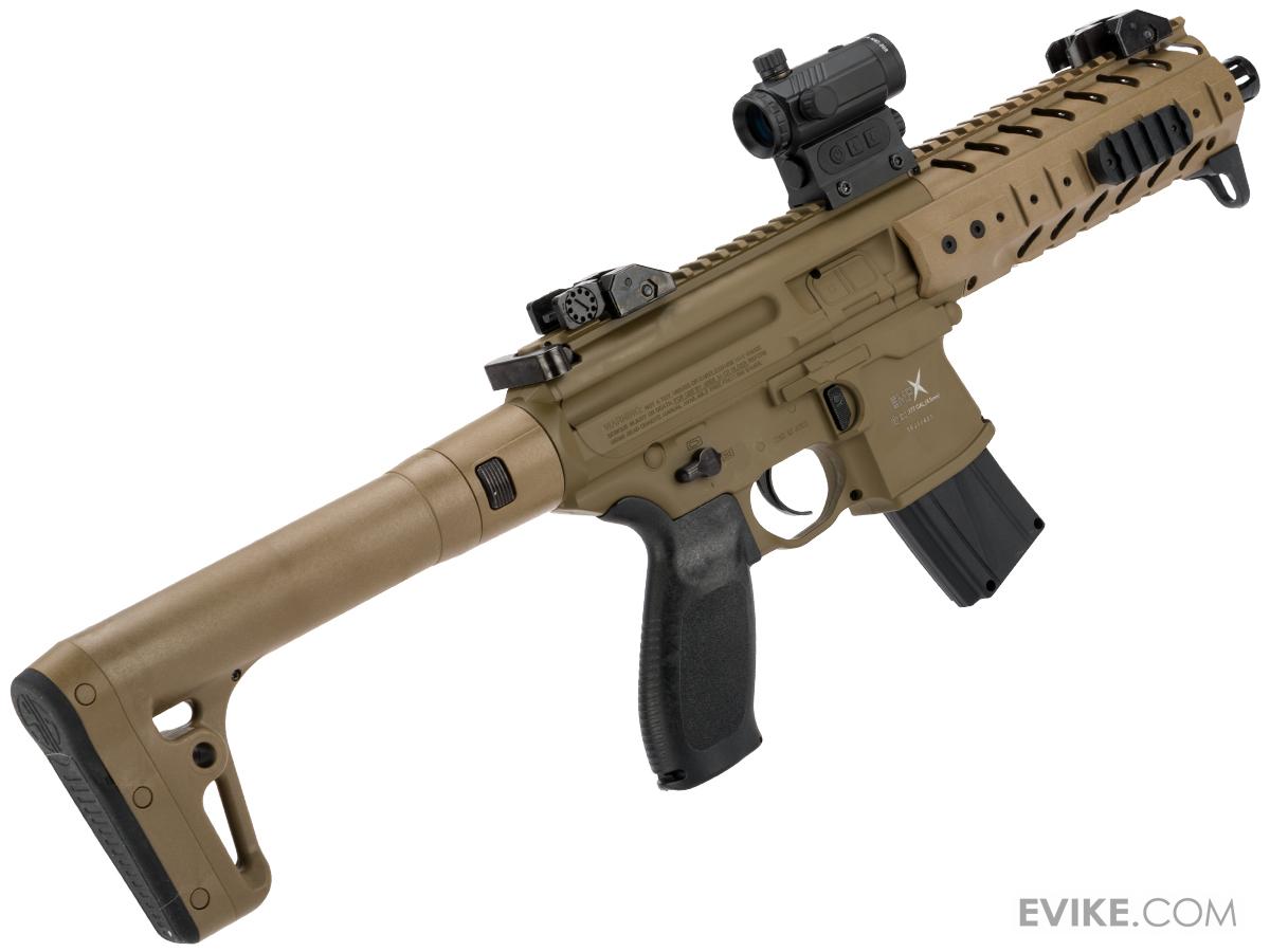 SIG Sauer MPX ASP Co2 Powered .177 cal Semi-Automatic Airgun w/ Red Dot ...