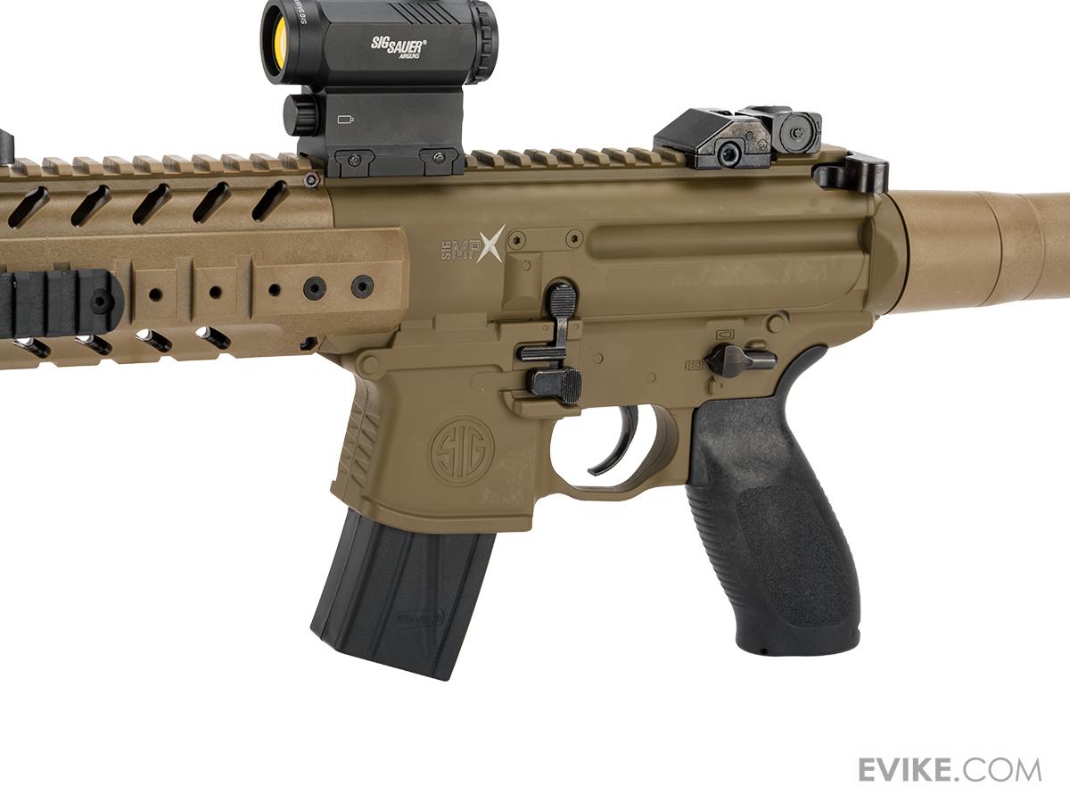 SIG Sauer MPX ASP Co2 Powered .177 cal Semi-Automatic Airgun w/ Red Dot ...
