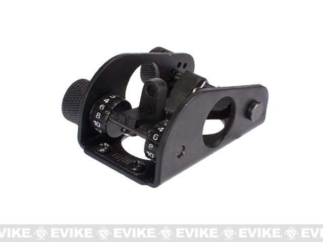 Metal Adjustable Rear Sight for M249 Airsoft Machine Guns, Accessories ...