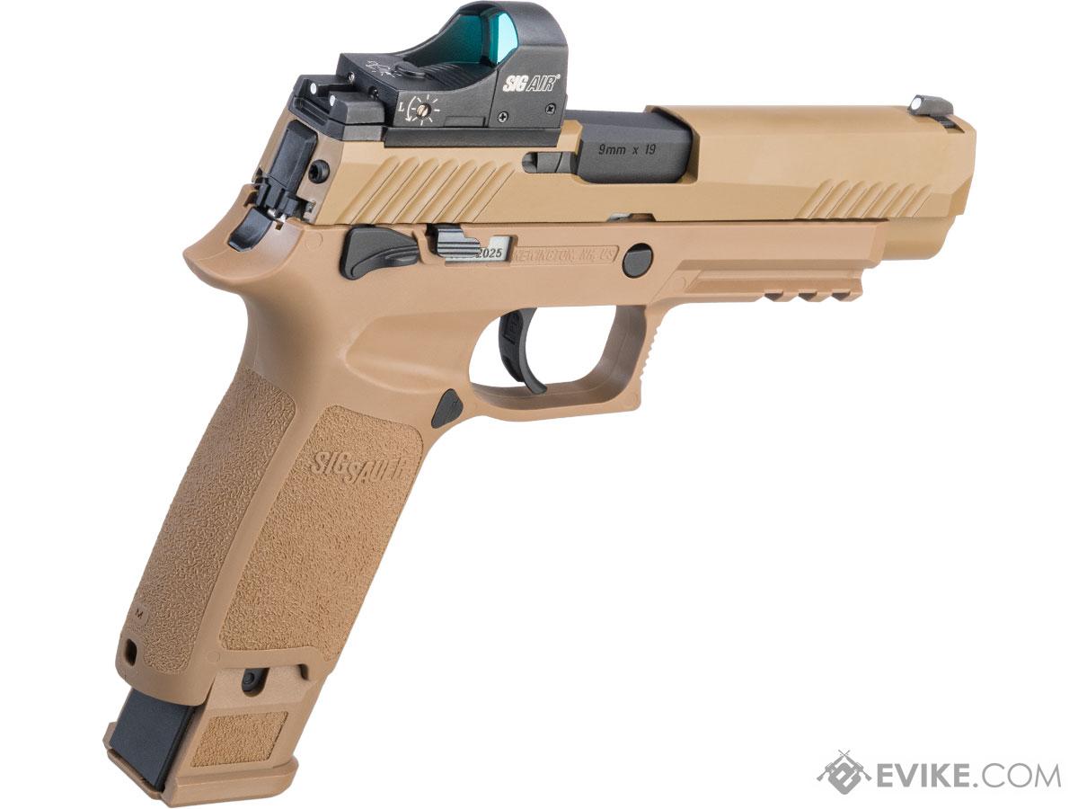 SIG Sauer ProForce P320 M17 MHS Airsoft GBB Pistol (Color: Tan / CO2 ...