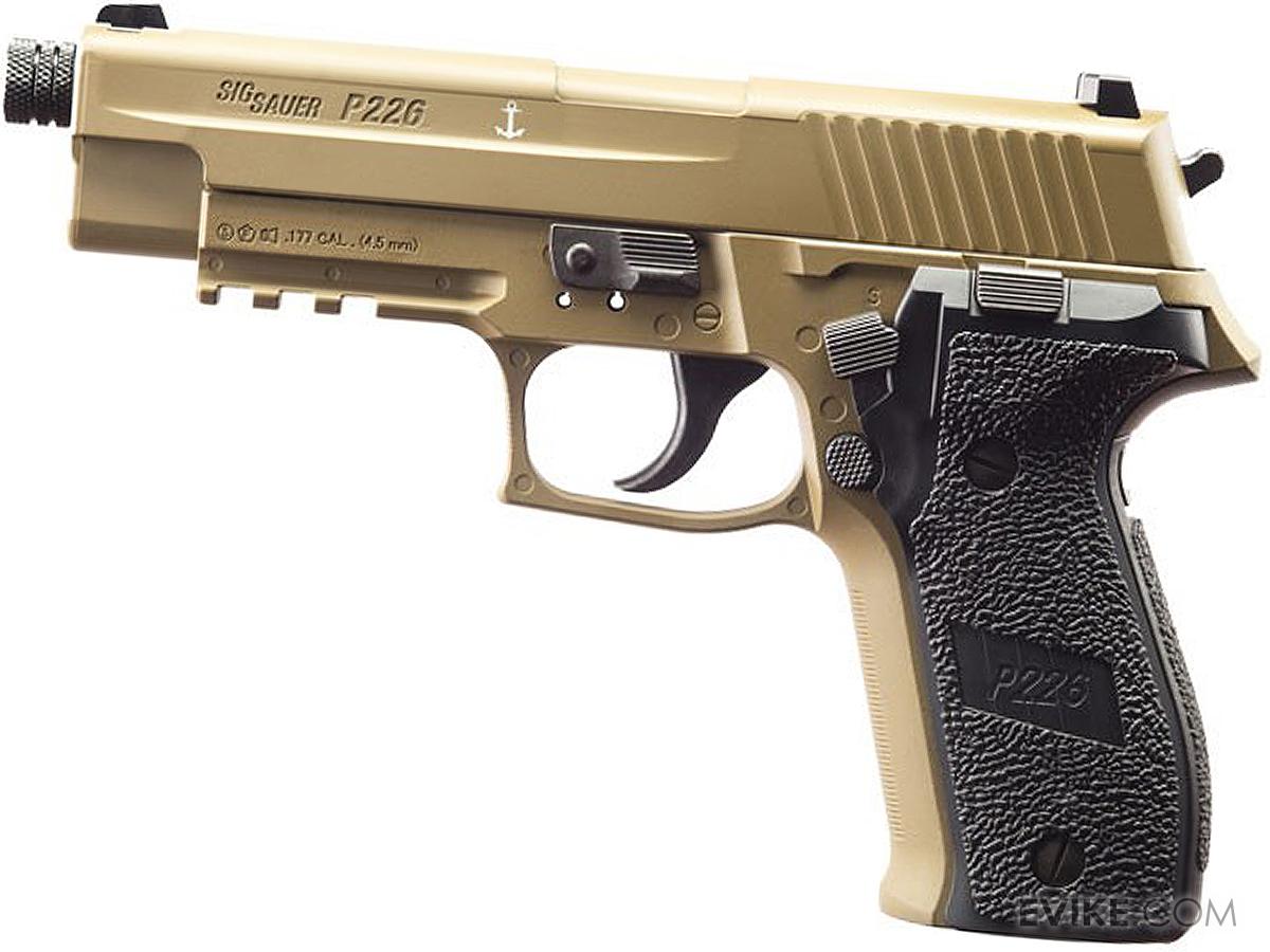 SIG Sauer P226 .177 CO2 Powered Blowback Airgun (Color: Dark Earth ...
