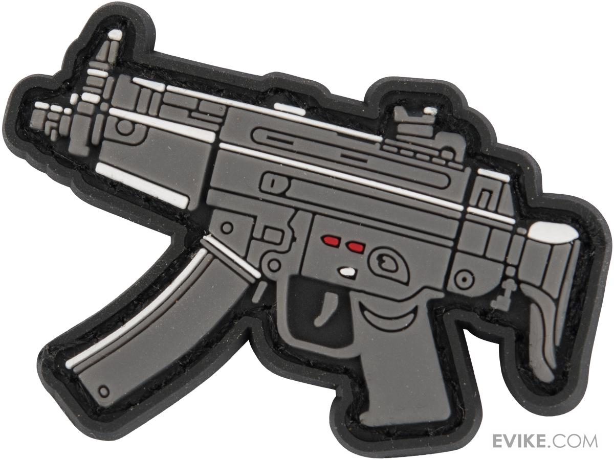Evike.com PVC Morale Patch "Chibi Gun" Series (Model: MP5), Tactical ...
