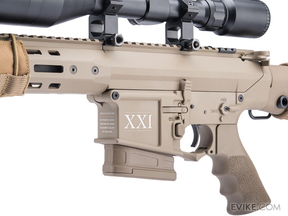 Secutor Arms RAPAX XXI Airsoft AEG DMR (Model: M4 / Tan), Airsoft Guns ...