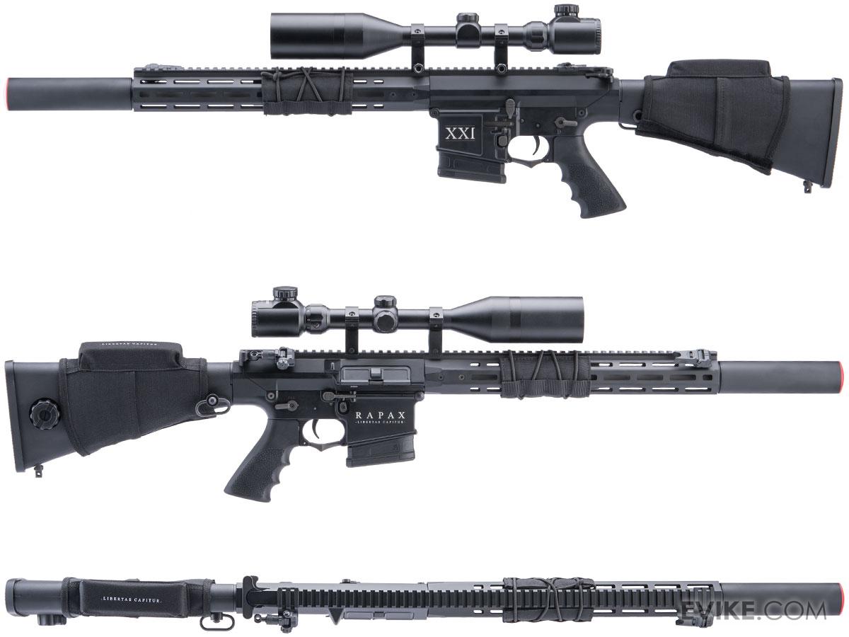Secutor Arms RAPAX XXI Airsoft AEG DMR (Model: M3 / Black), Airsoft ...