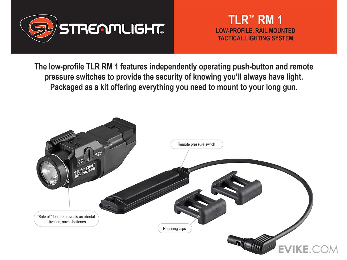 Streamlight TLR-RM-1 500 Lumen Weapon Light Long Gun Kit w/ Pressure ...