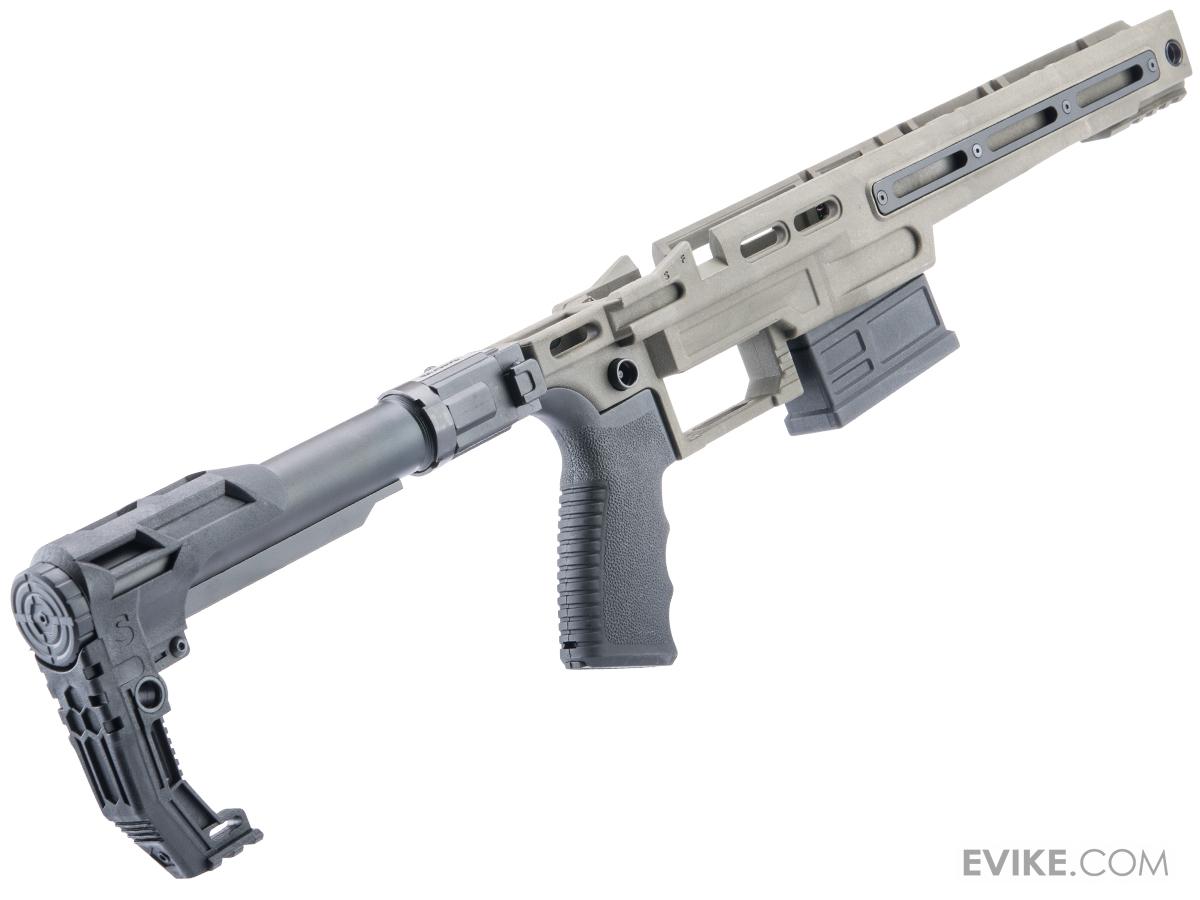 Slong Airsoft CSR-10 Tactical Stock w/ M-LOK Mounting Slots for VSR-10 ...