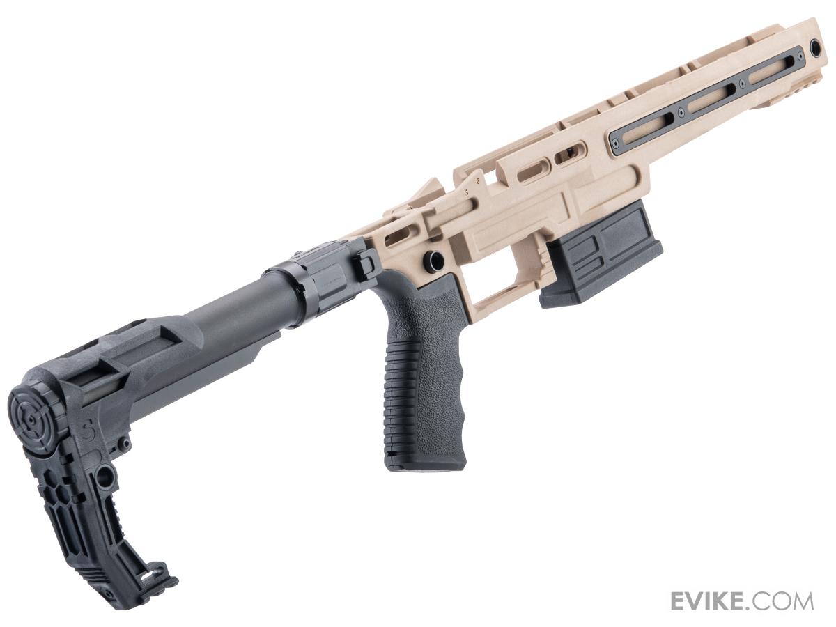 Slong Airsoft CSR-10 Tactical Stock w/ M-LOK Mounting Slots for VSR-10 ...