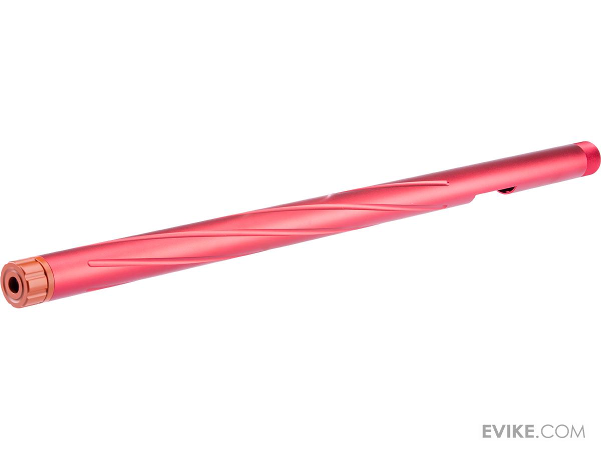 Slong Airsoft Aluminum Spiral Fluted Outer Barrel for TM Spec VSR-10 ...