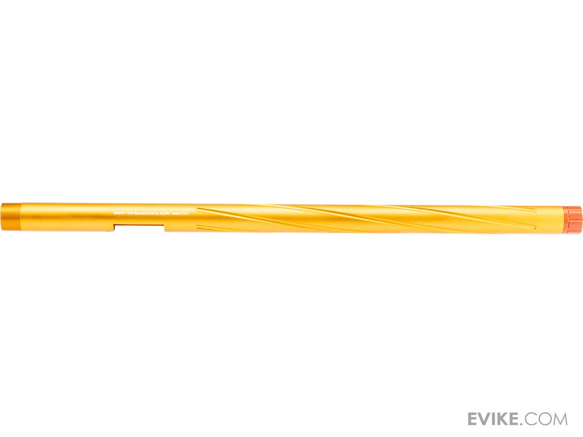 Slong Airsoft Aluminum Spiral Fluted Outer Barrel for TM Spec VSR-10 ...