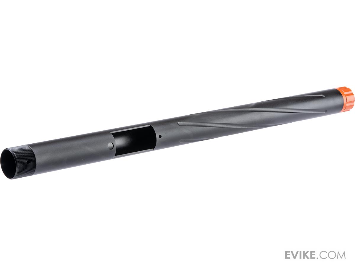 Slong Airsoft Aluminum Spiral Fluted Outer Barrel for TM Spec VSR-10 ...