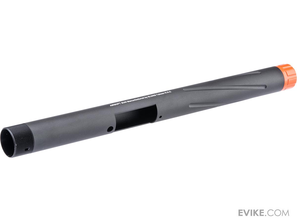 Slong Airsoft Aluminum Spiral Fluted Outer Barrel for TM Spec VSR-10 ...